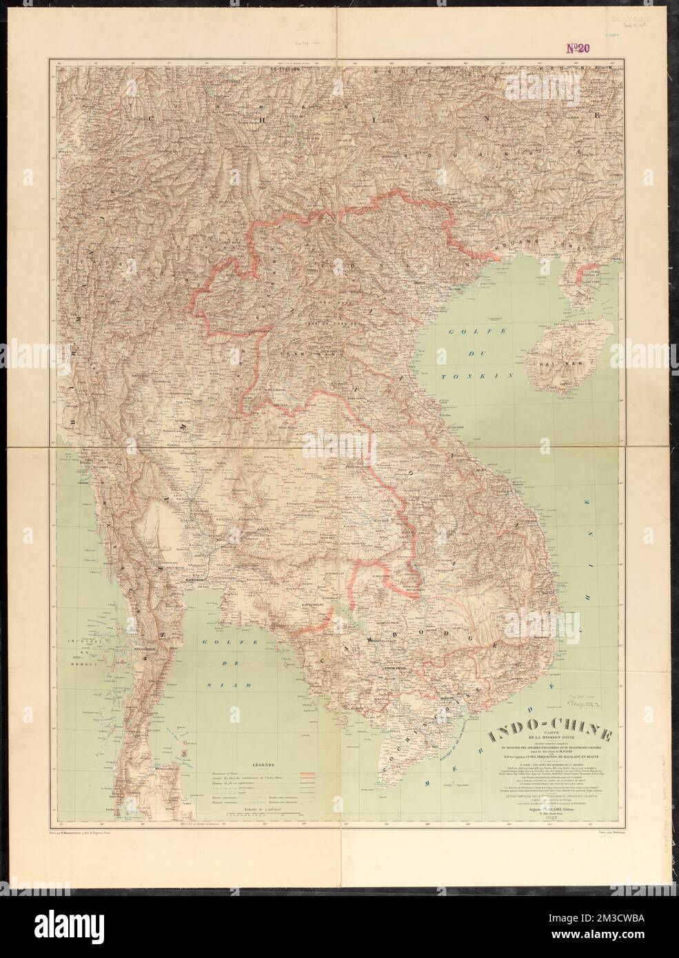 Carte indo chine hi-res stock photography and images - Alamy