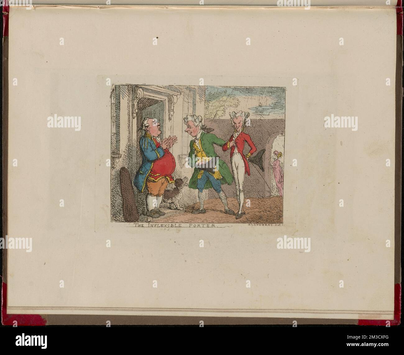 The inflexible porter - guarding the door againt unwanted visitors ...