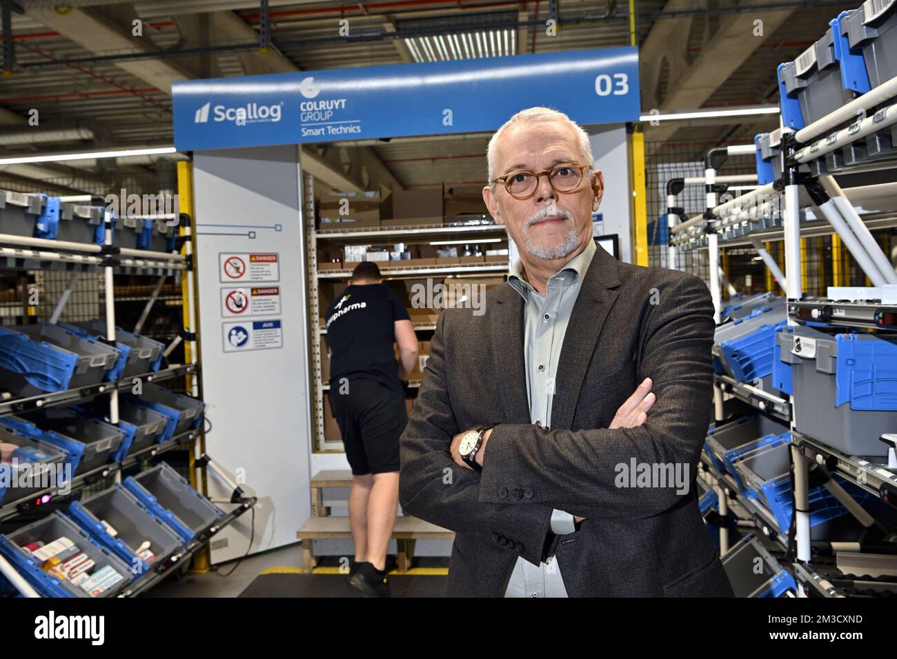 Colruyt Chairman and CEO Jef Colruyt pictured during a press conference ...