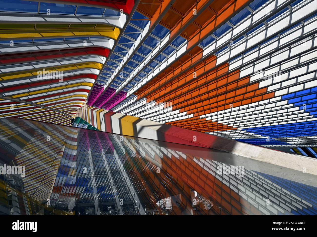Illustration picture shows a monumental temporary art work by French ...