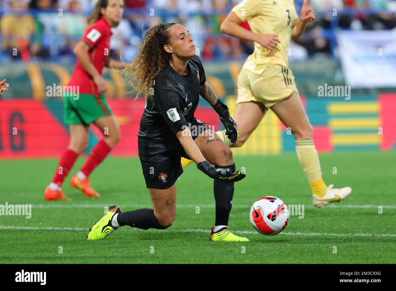 Portugal's goalkeeper Rute Costa pictured in action during a soccer ...
