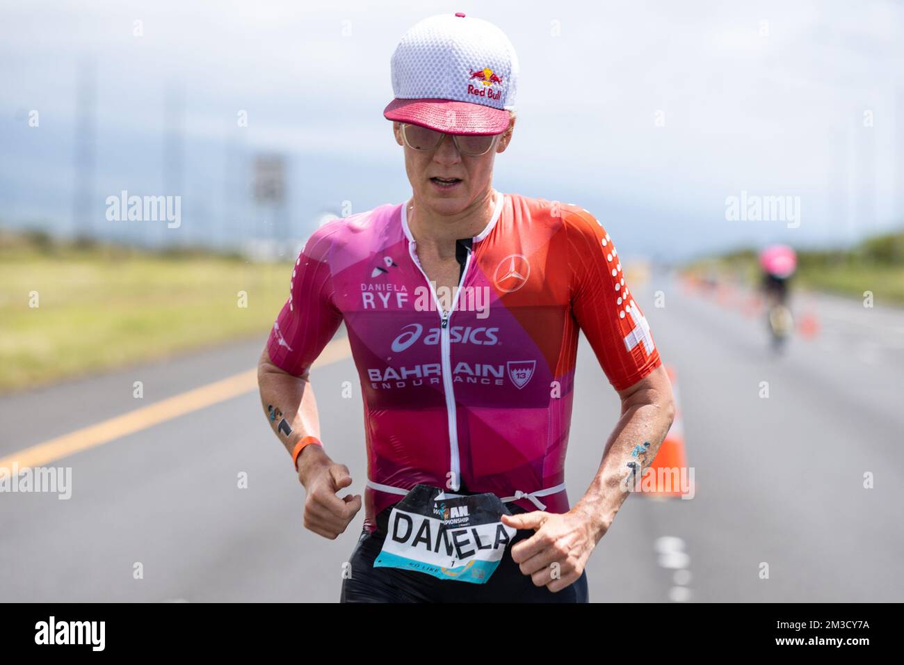 Swiss Daniela Ryf pictured in action during the Hawaii Ironman women's ...