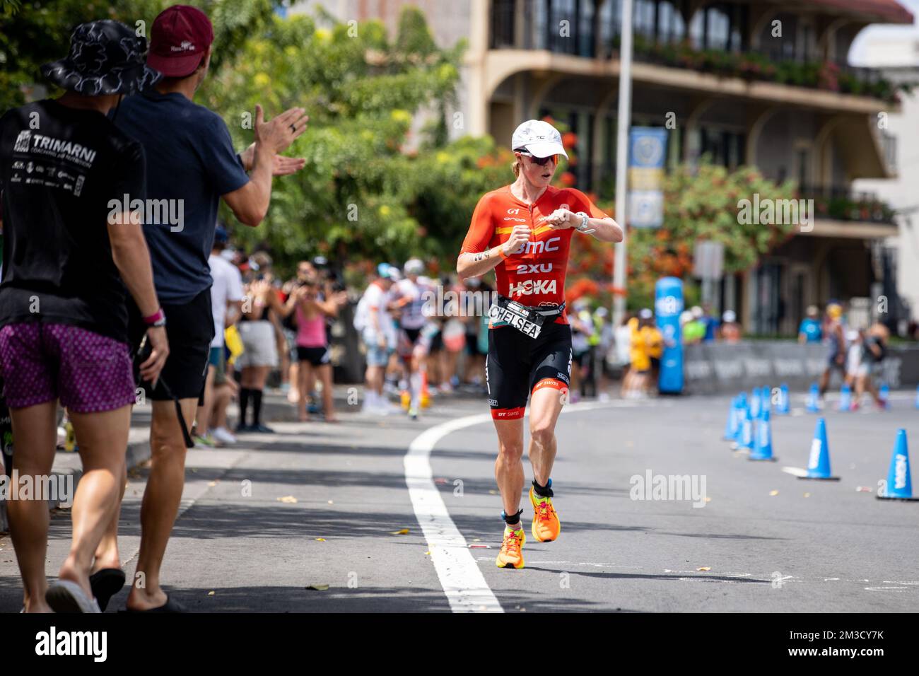 American Chelsea Sodaro pictured in action during the Hawaii Ironman ...