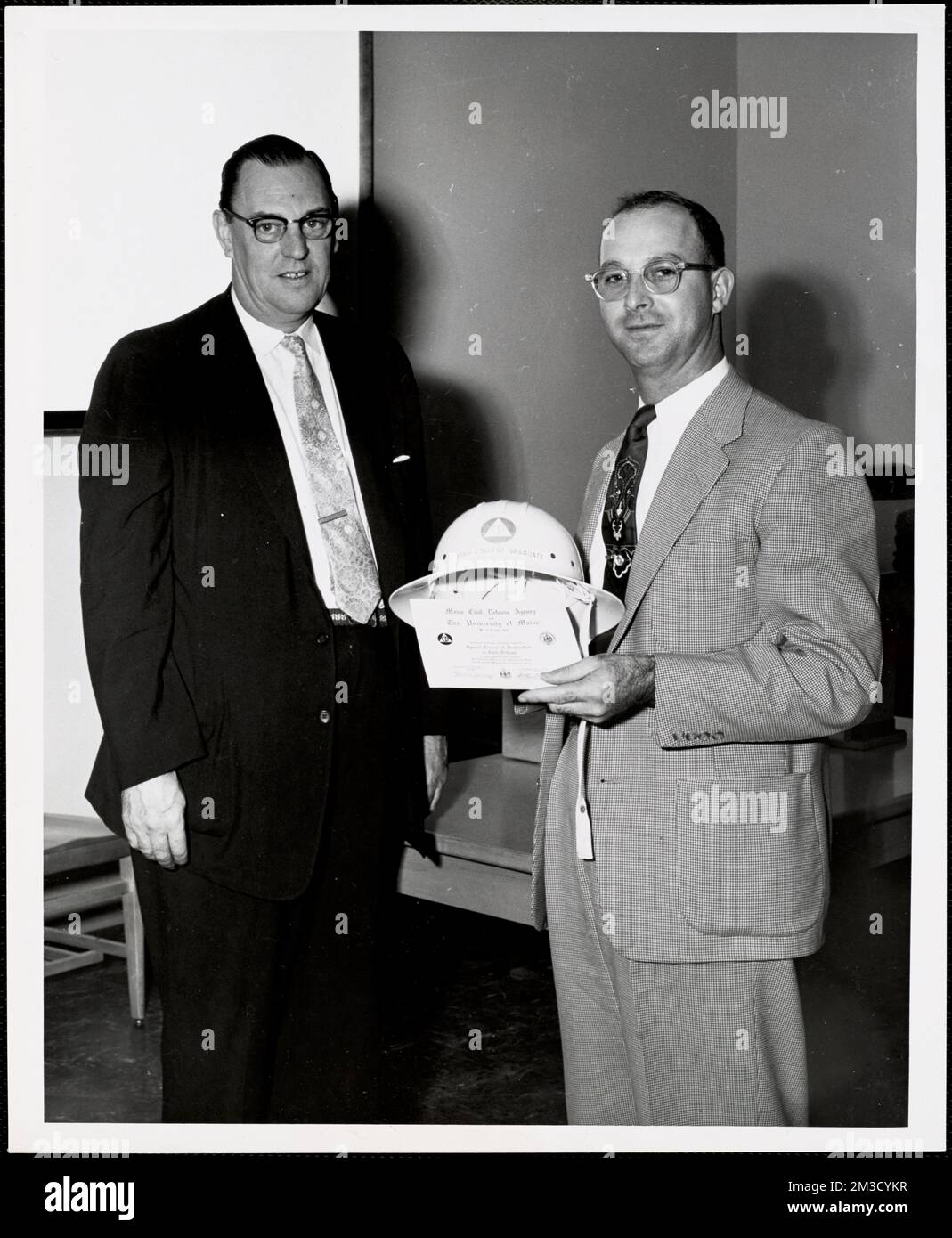 Information and Publications Maine, 1957 , Civil defense, Graduation ...