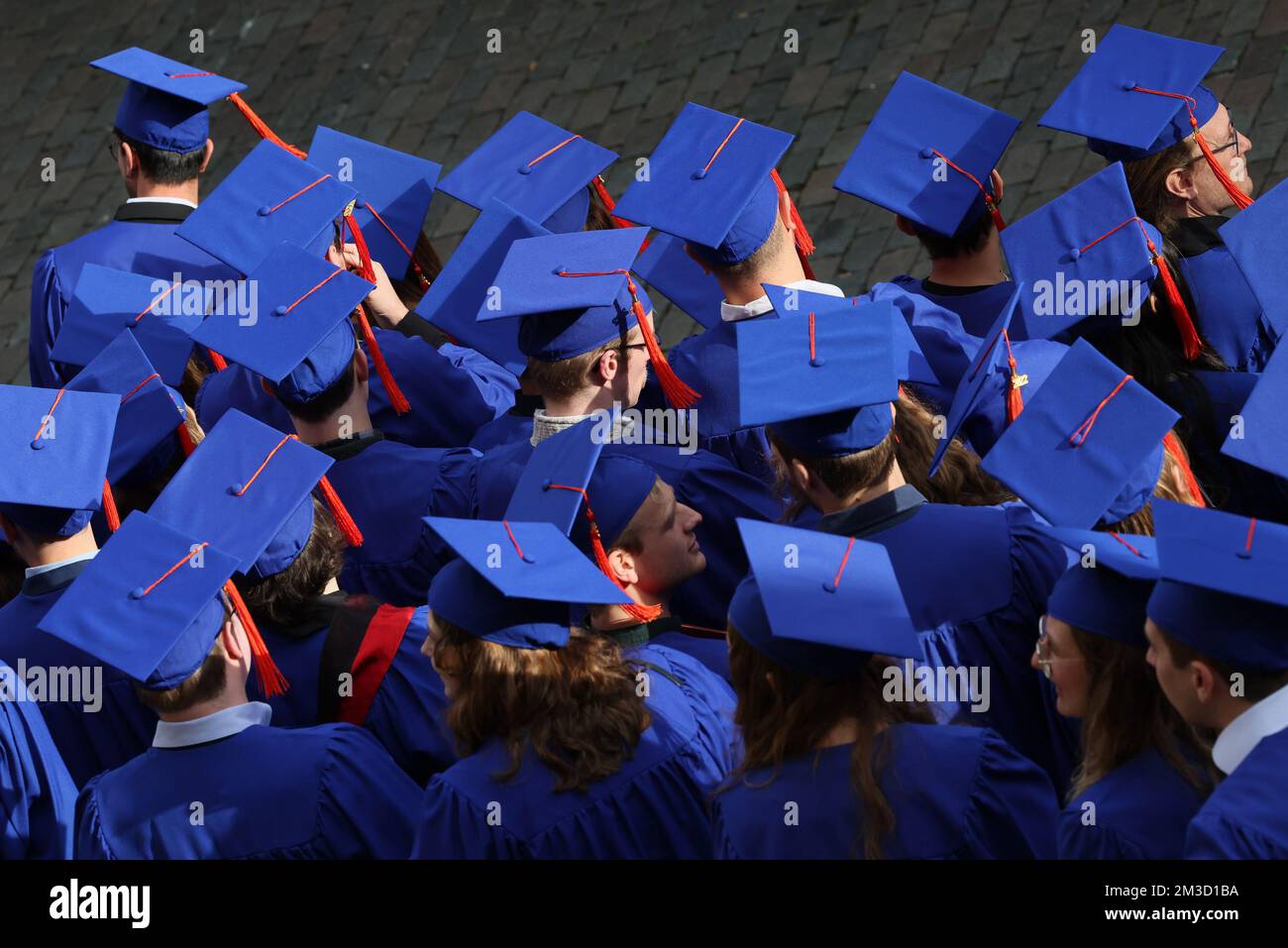 Illustration shows the proclamation ceremony for graduating students of ...