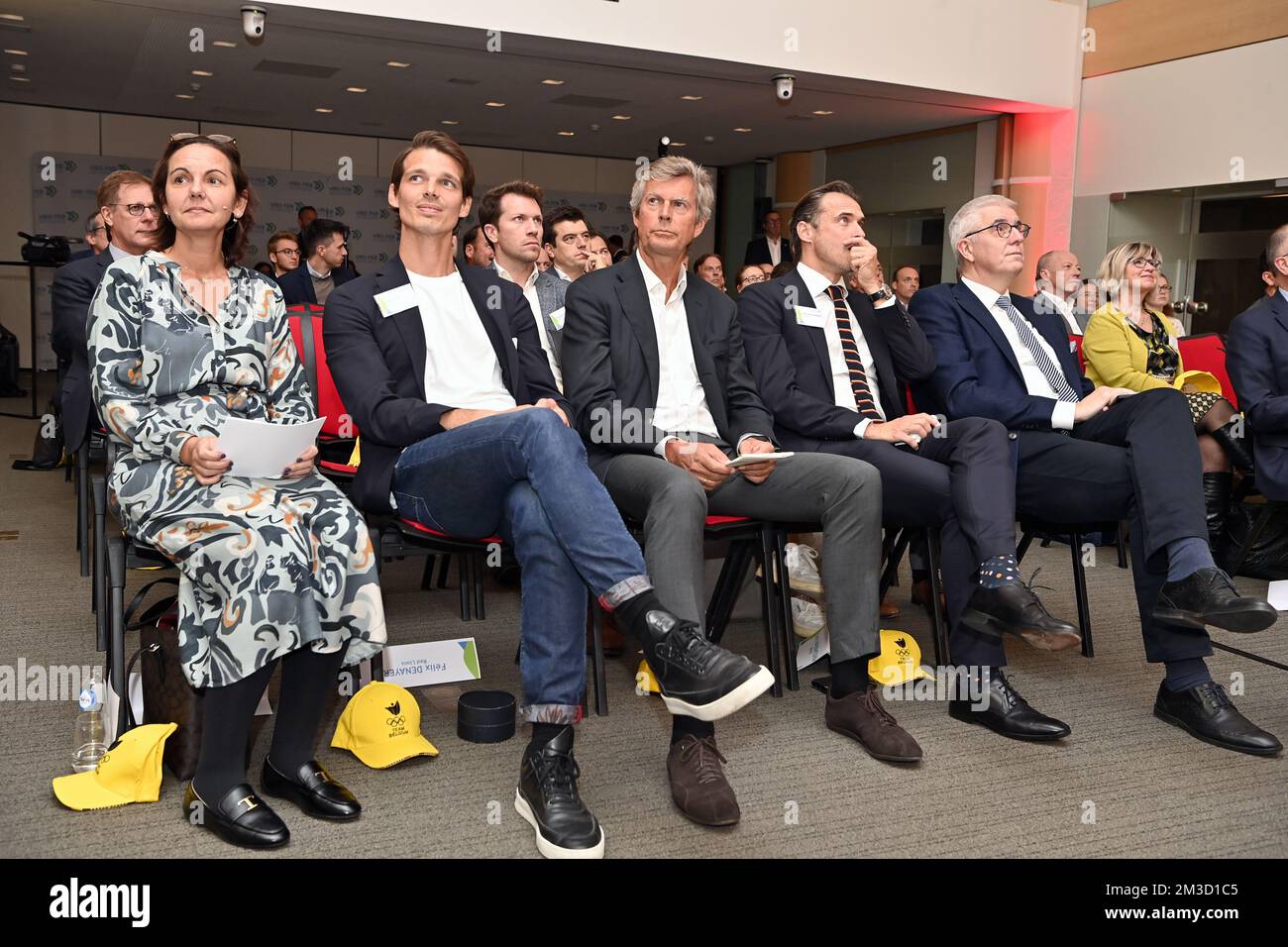 Dominique Monami, Belgian hockey player Felix Denayer, Belgian IOC ...