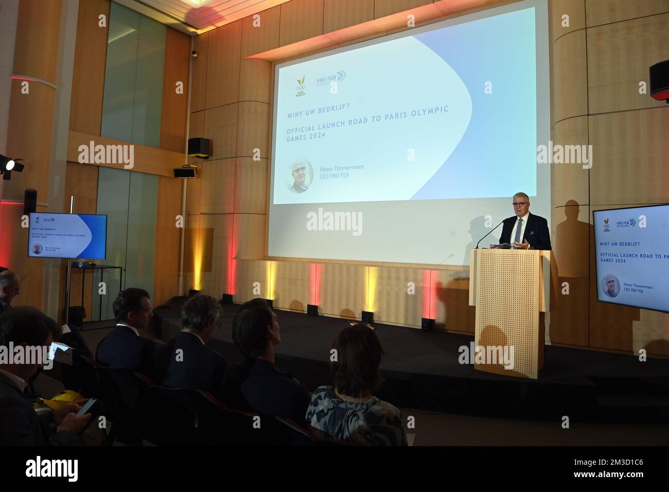 FEB-VBO CEO Pieter Timmermans pictured during kick off event for Paris ...