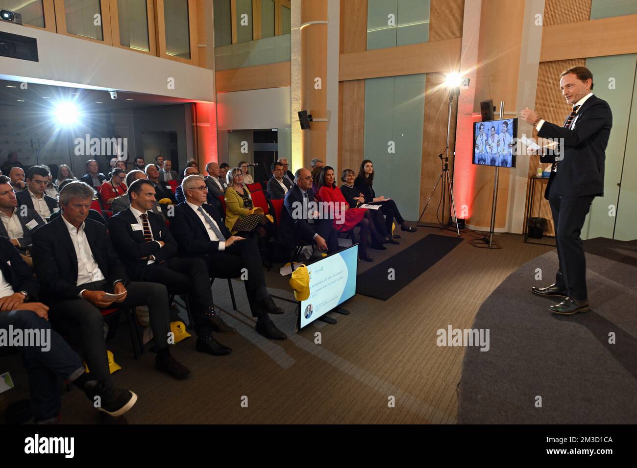 BOIC - COIB chairman Jean-Michel Saive pictured during kick off event ...
