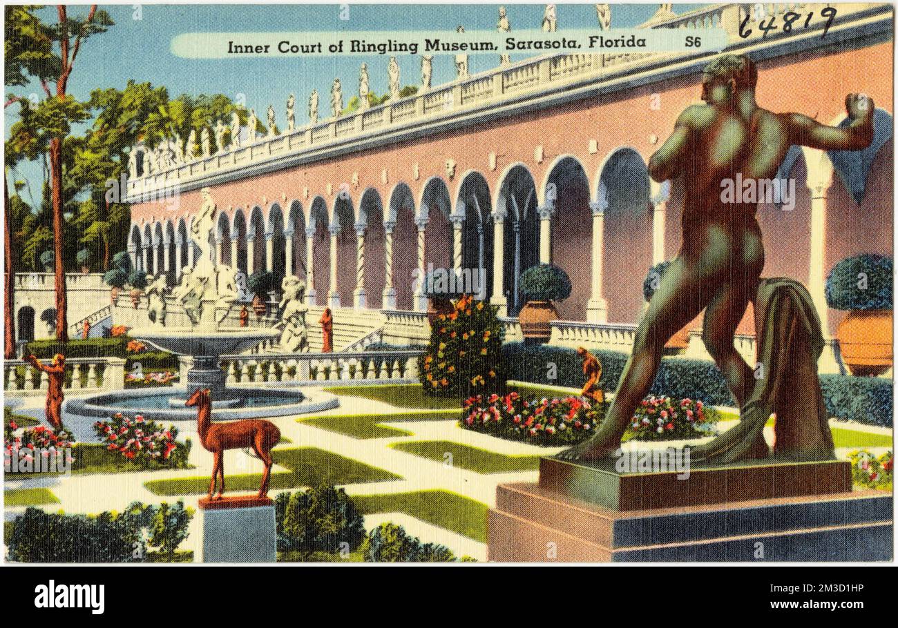 Inner court of Ringling Museum, Sarasota, Florida , Galleries & museums ...