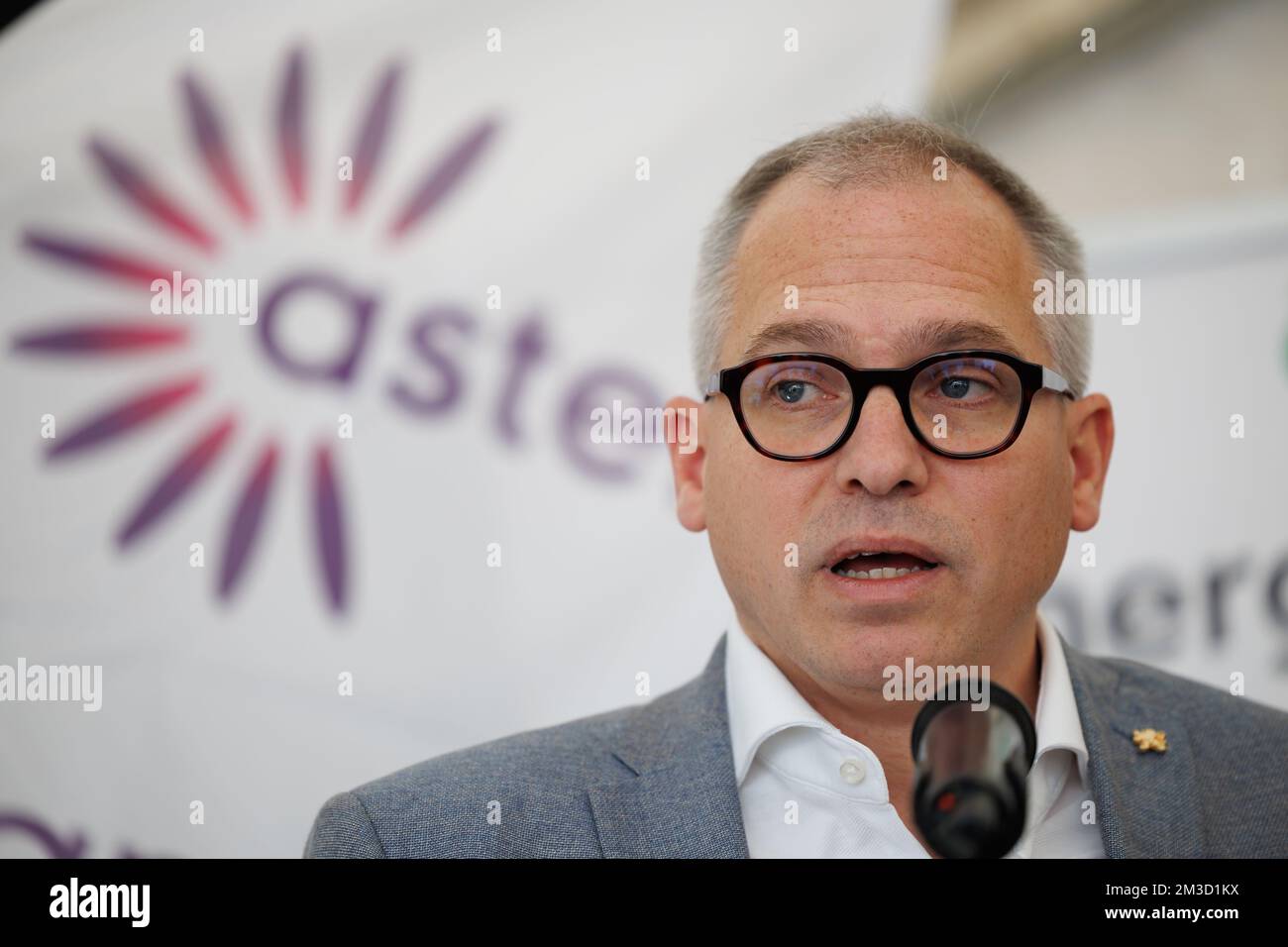 Flemish Minister of Finance, Budget and Housing Matthias Diependaele ...