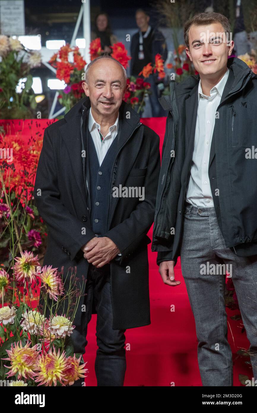 director Stijn Coninx (L) pictured during the opening night of the ...