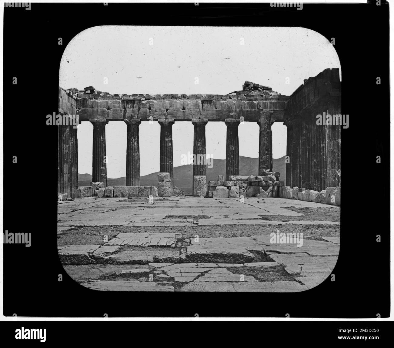Inside Parthenon, looking east, Athens , Greek temples, Archaeological ...