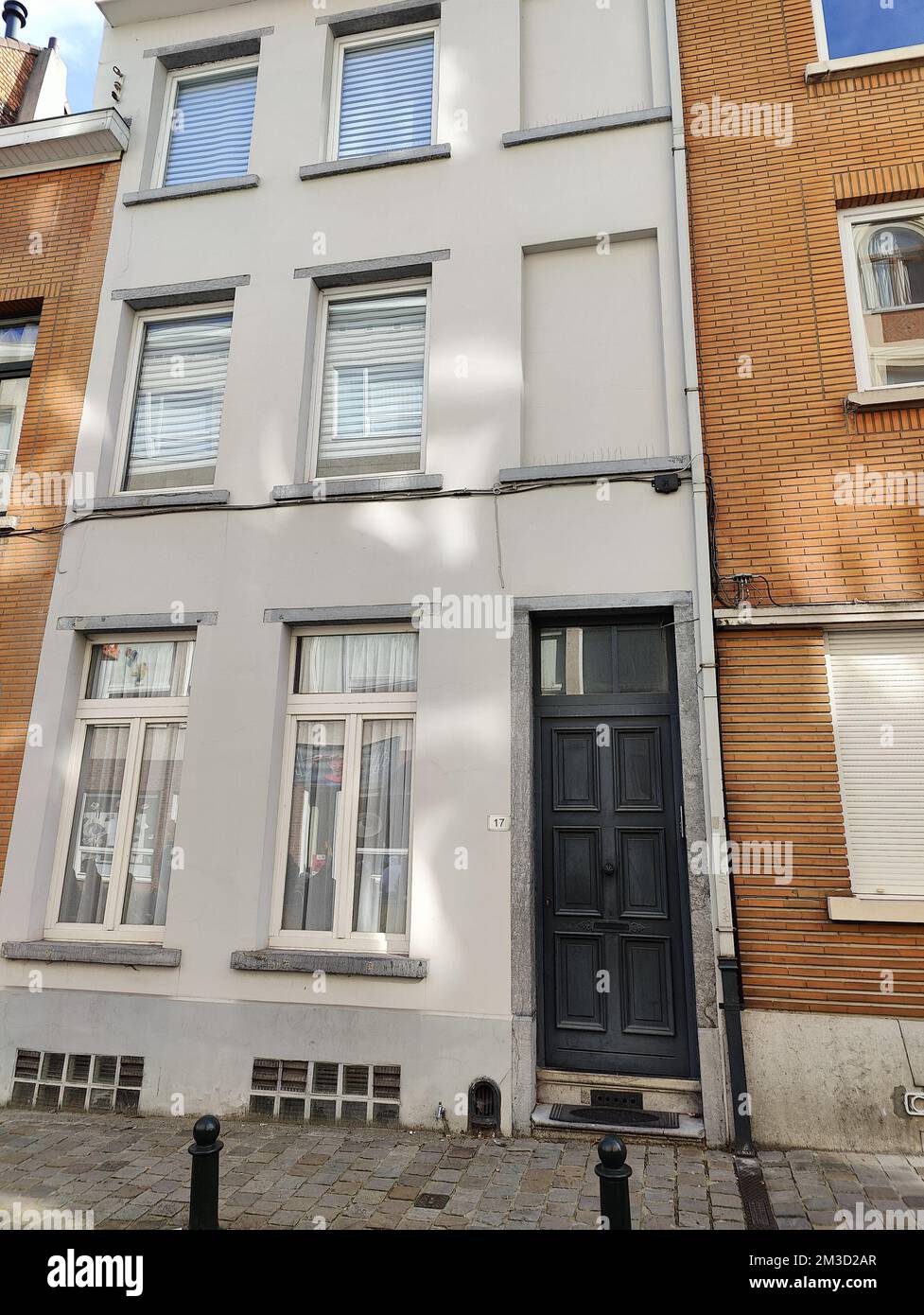 Illustration picture shows a visit to the installation of optical fibre ...