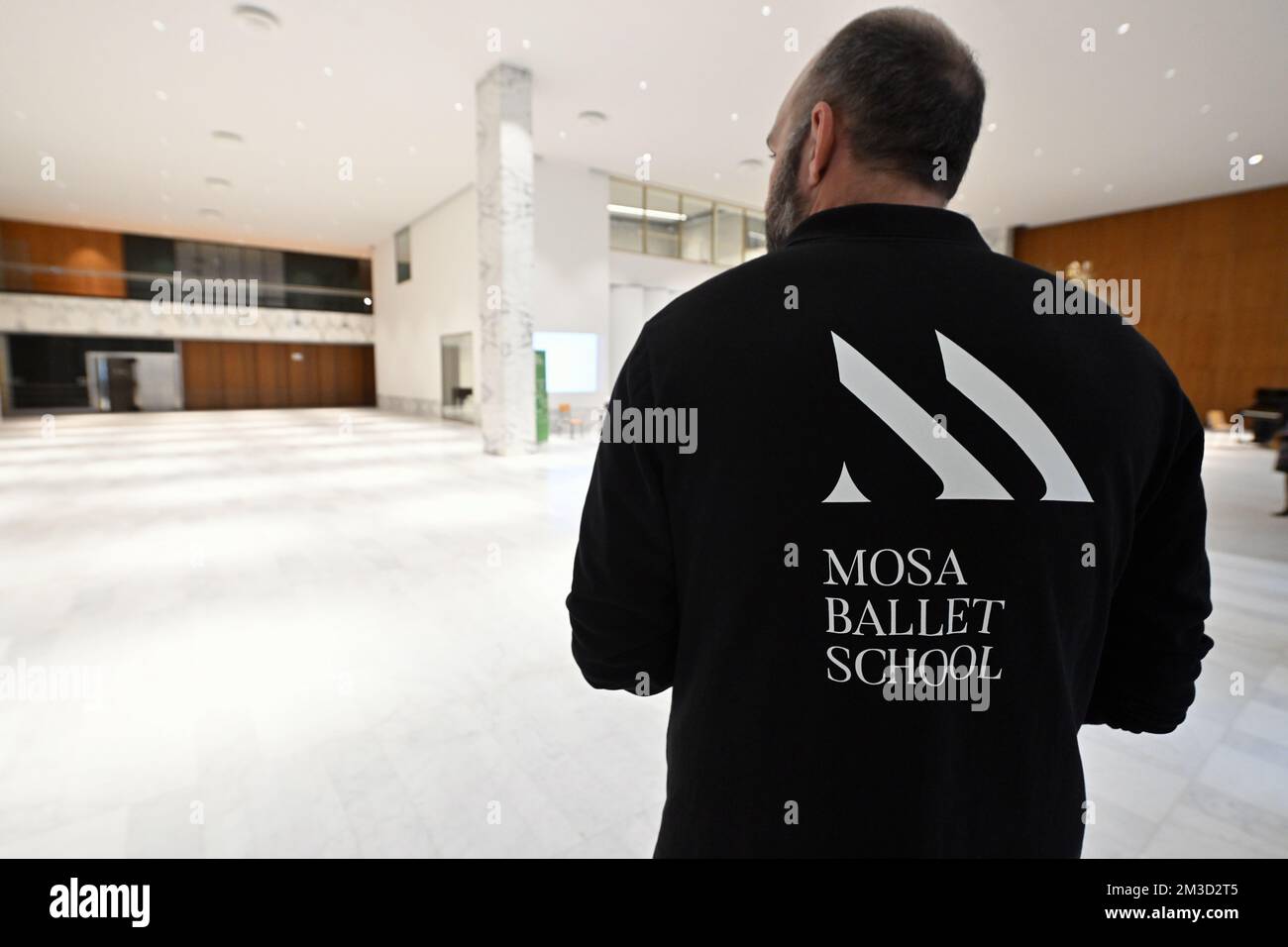 Illustration picture shows a press visit to the new Mosa Ballet School ...