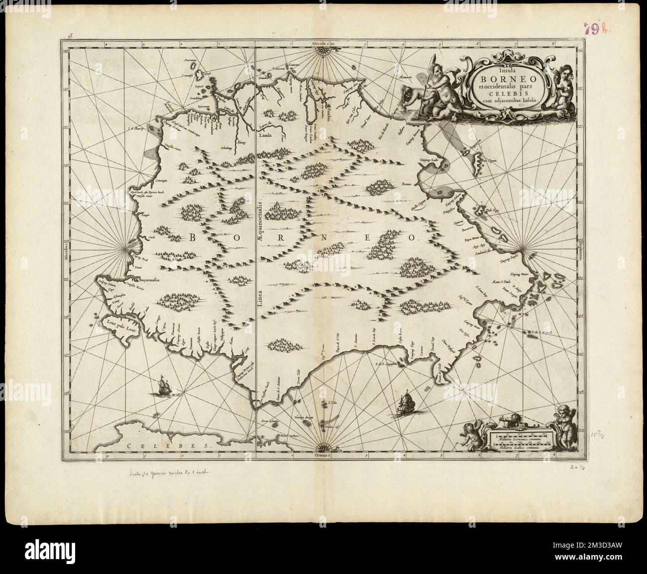 Insula Borneo et occidentalis pars Celebris, cum adjacentibus insulis ...