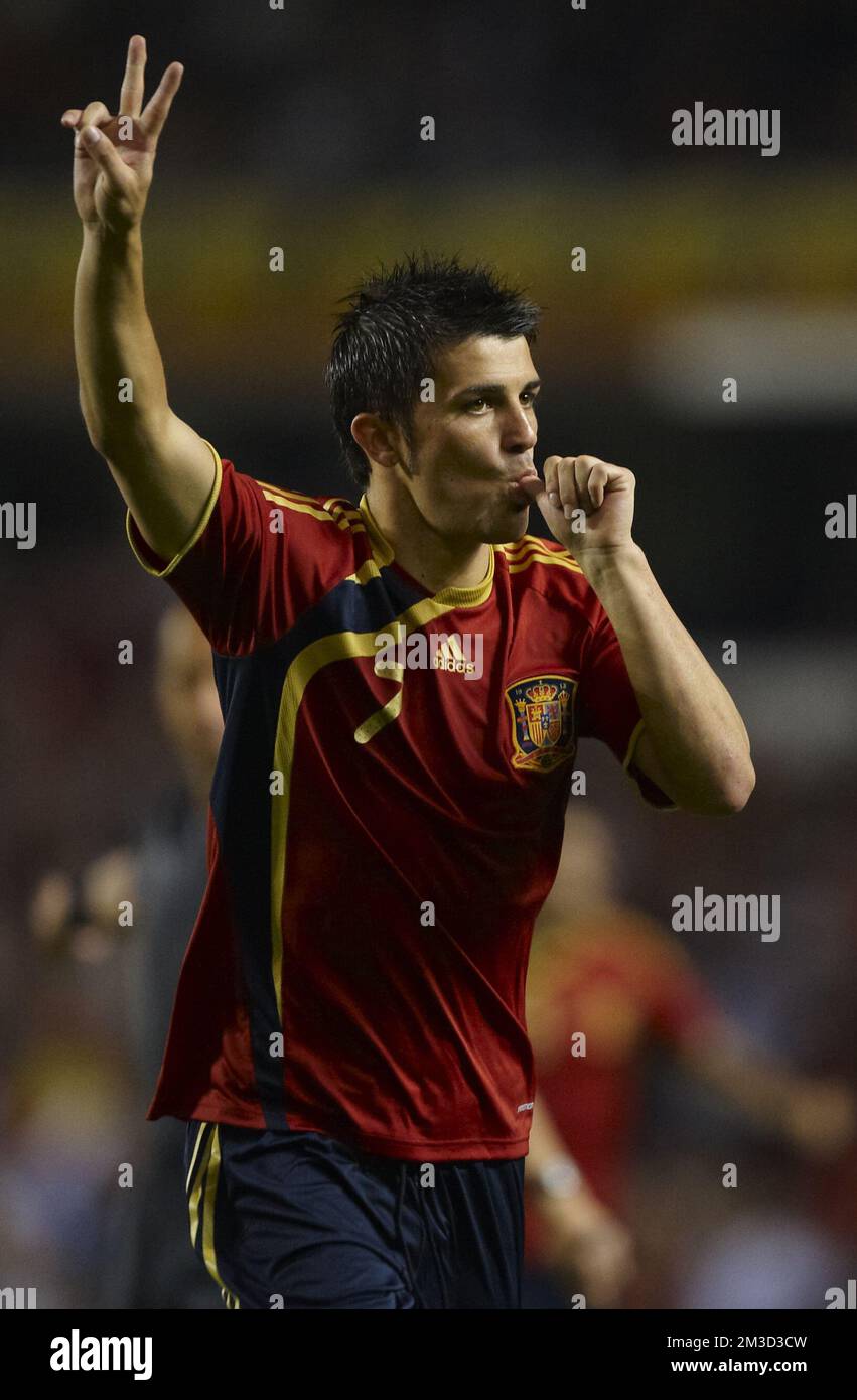 David villa of spain hi-res stock photography and images - Alamy