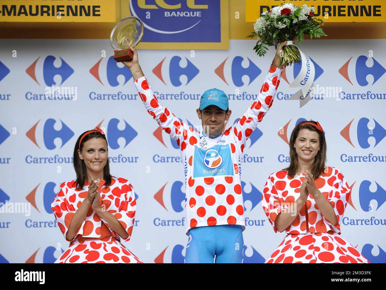 French Anthony Charteau of Team BBOX Bouygues Telecom celebrates on the ...