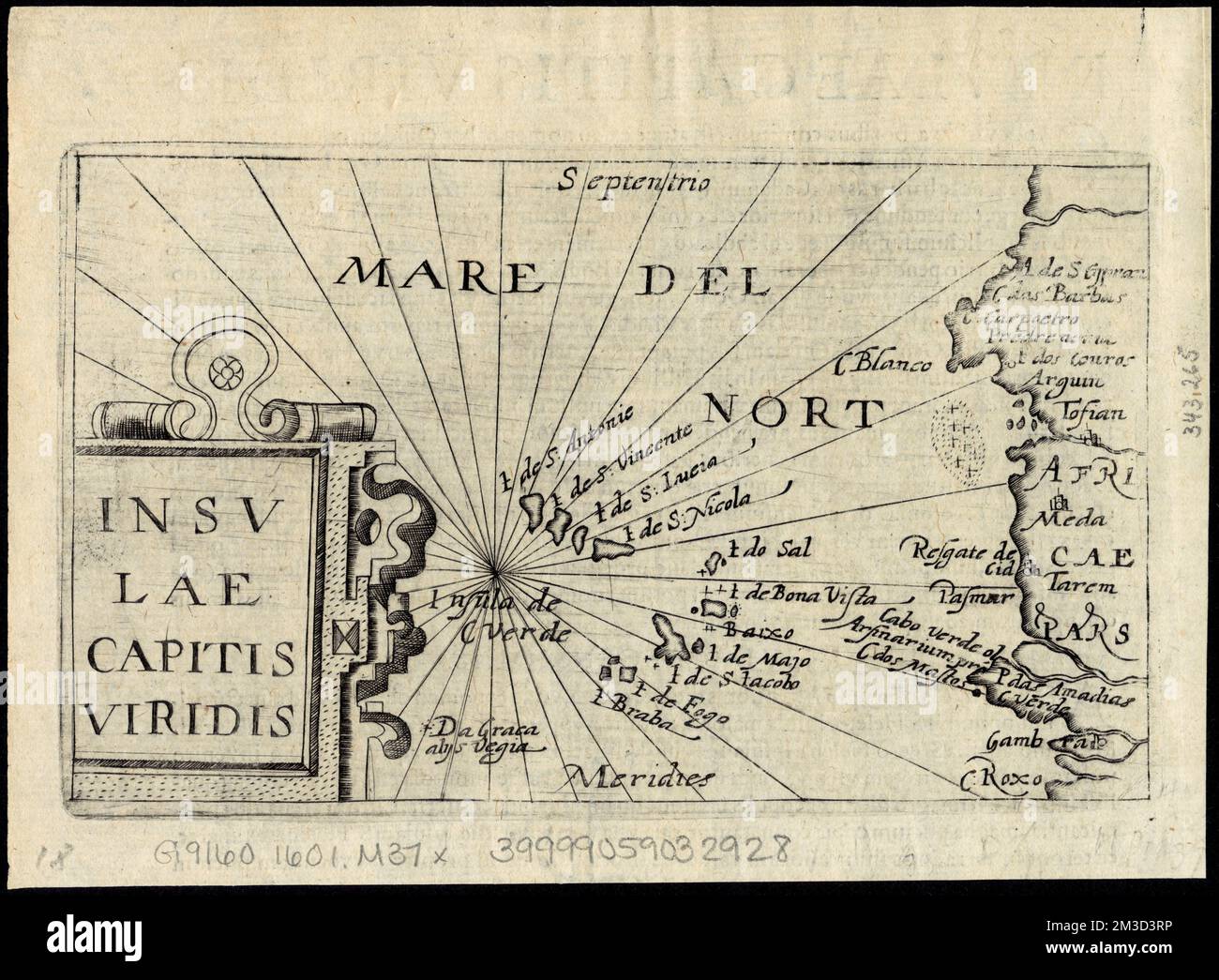 Insulae Capitis Viridis , Cape Verde, Maps, Early works to 1800 Norman ...