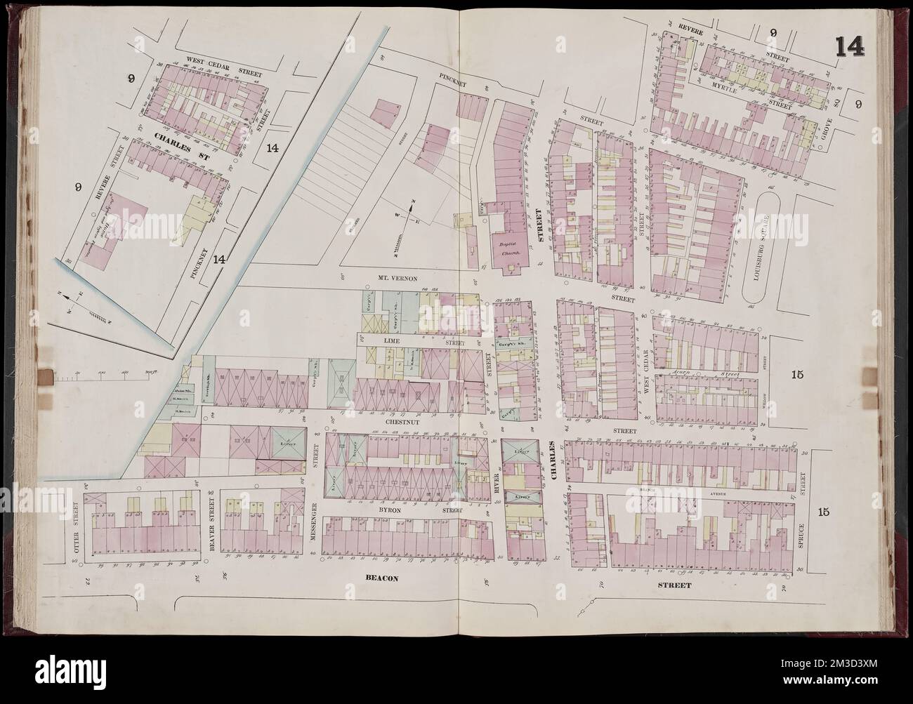 Insurance map of Boston : volume 1 : plate 14 , Real property ...