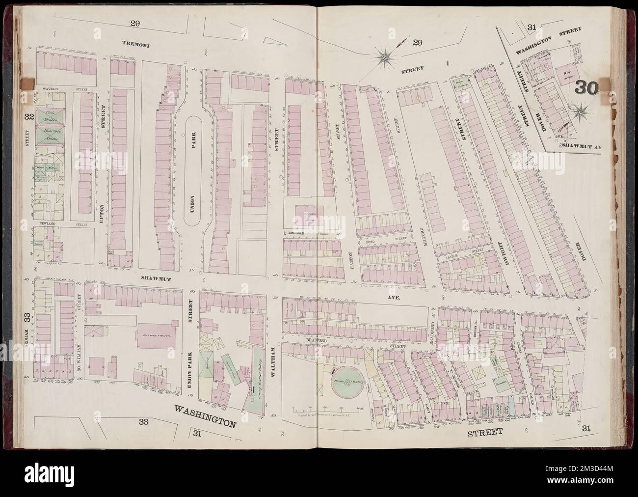 Insurance map of Boston : volume 2 : plate 30 , Real property ...