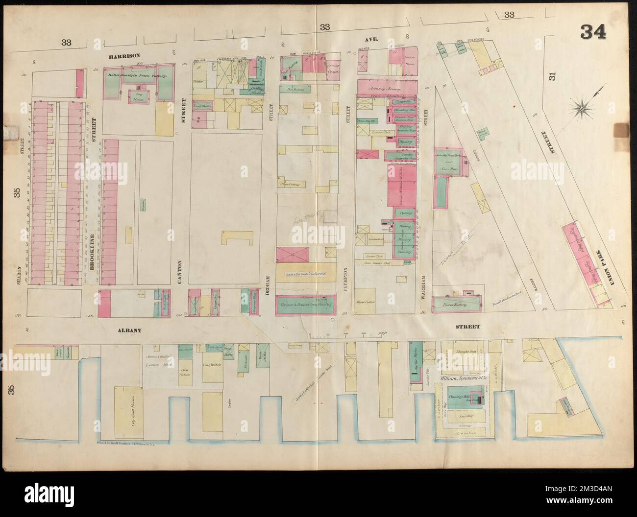 Insurance map of Boston : volume 2 : plate 34 , Real property ...