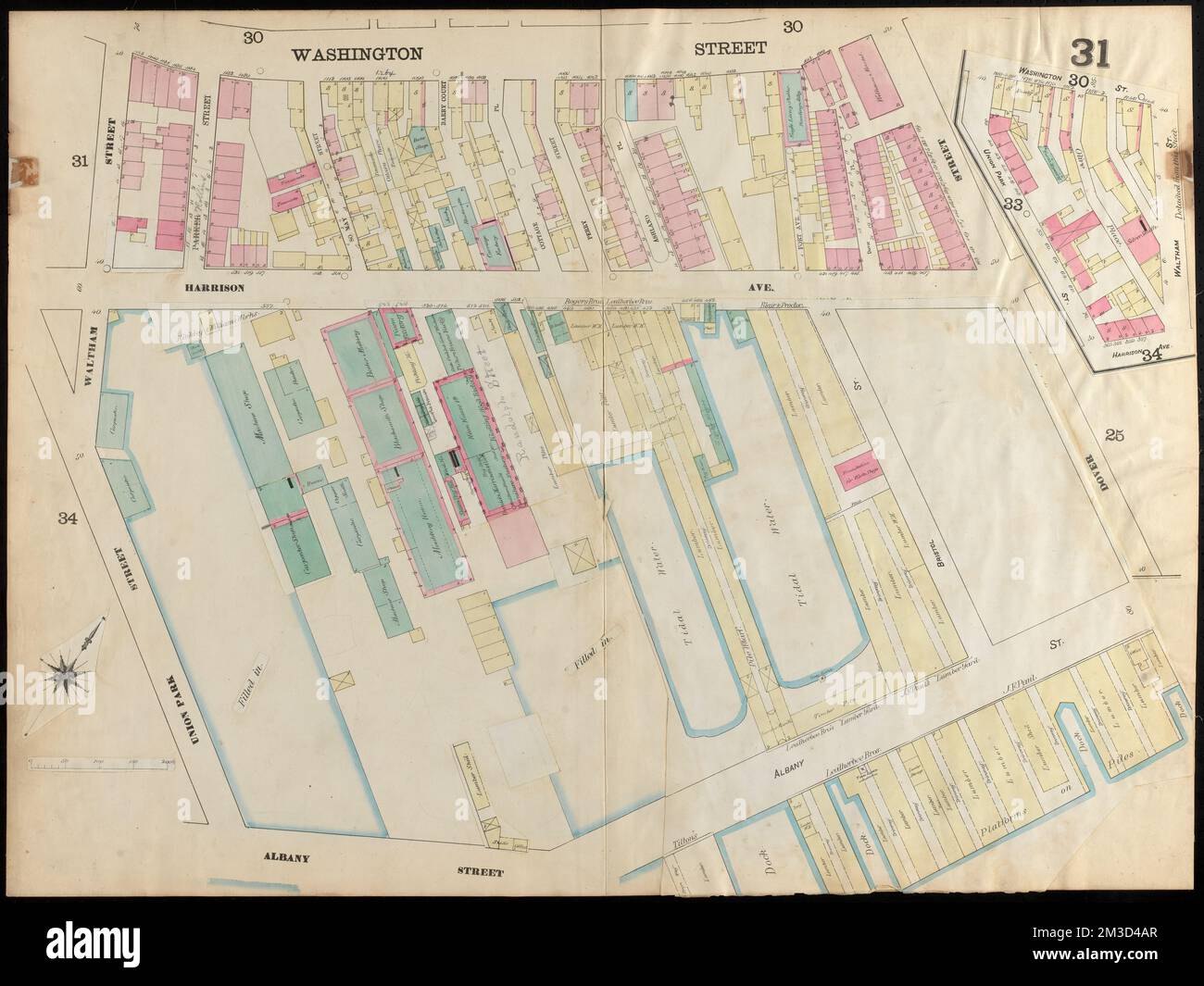 Insurance map of Boston : volume 2 : plate 31 , Real property ...