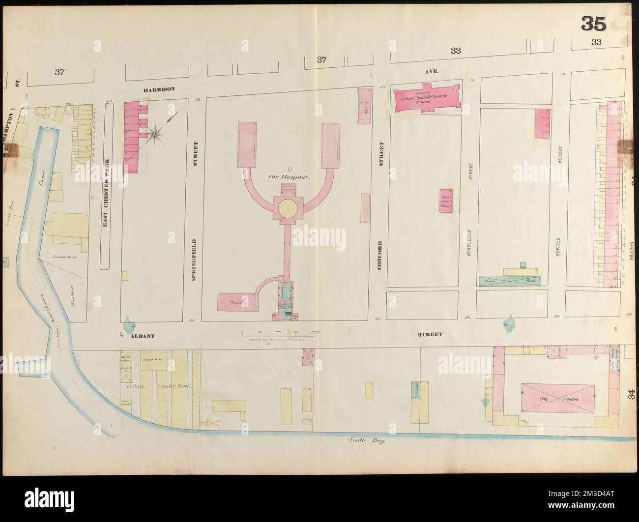 Insurance map of Boston : volume 2 : plate 35 , Real property ...