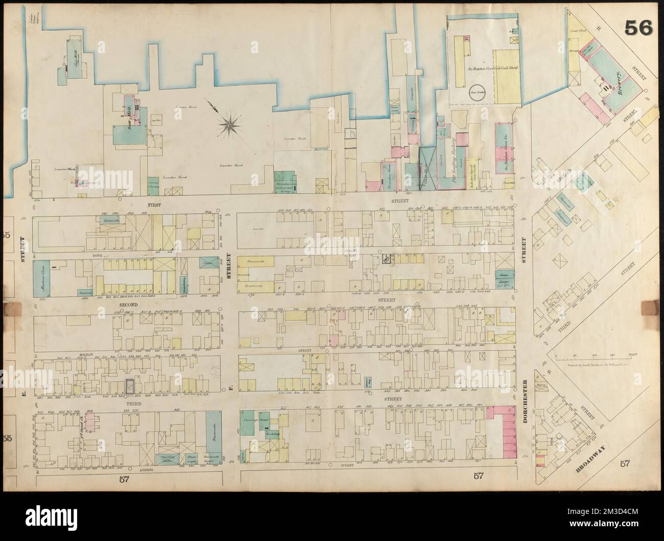 Insurance map of Boston : volume 2 : plate 56 , Real property ...