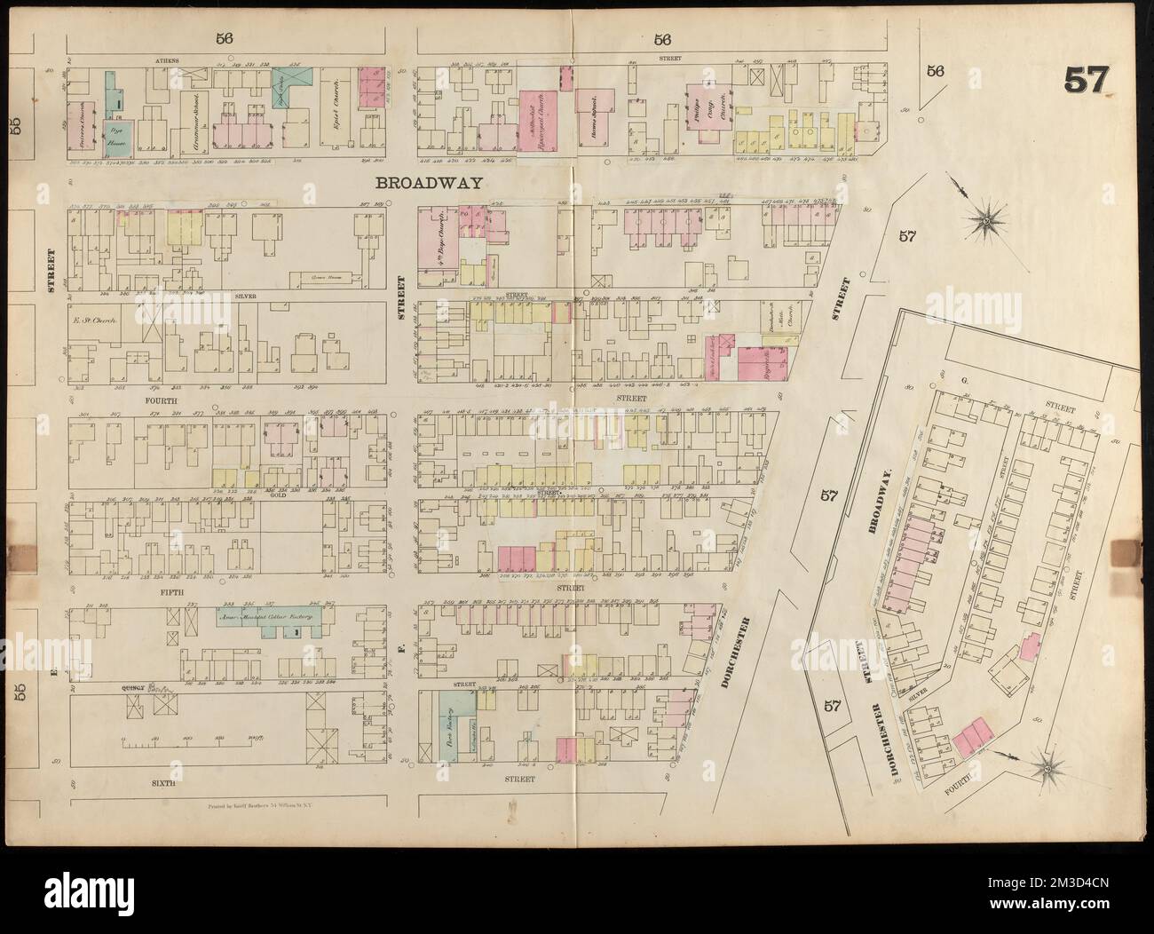 Insurance map of Boston : volume 2 : plate 57 , Real property ...