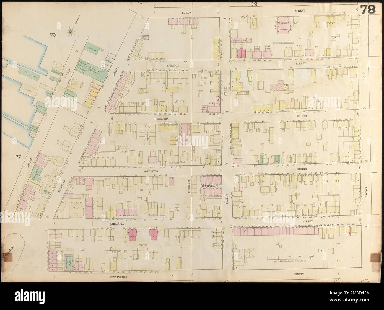 Insurance map of Boston : volume 2 : plate 78 , Real property ...