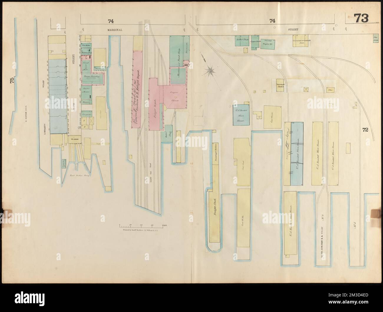 Insurance map of Boston : volume 2 : plate 73 , Real property ...