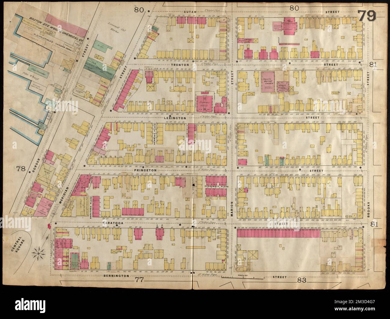 Insurance map of Boston vol. 3 (South & East Boston) : plate 79 , Fire ...