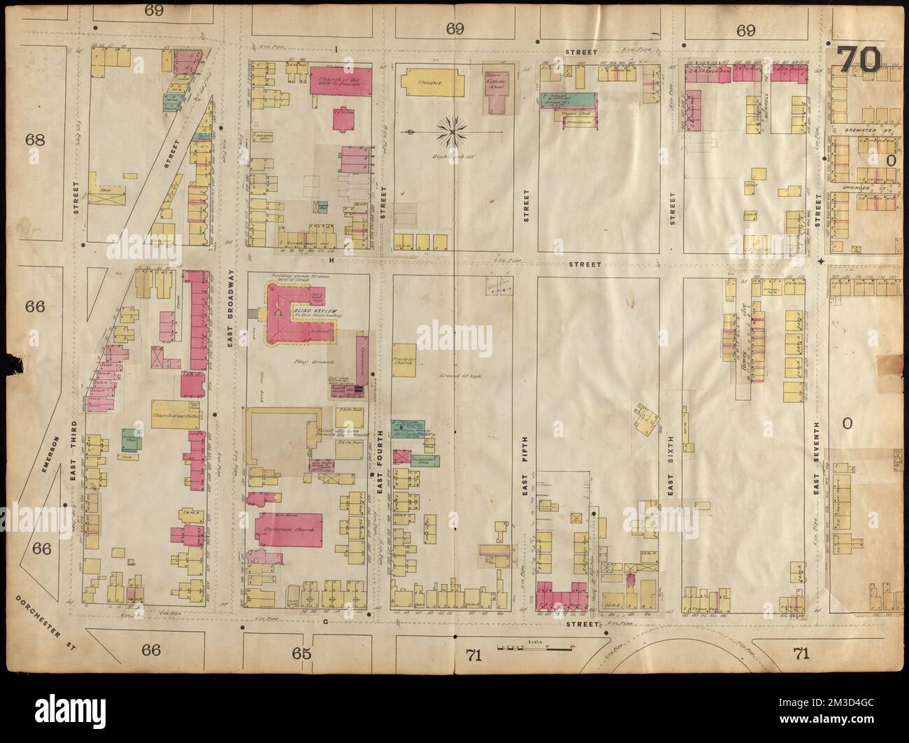 Insurance map of Boston vol. 3 (South & East Boston) : plate 70 , Fire ...