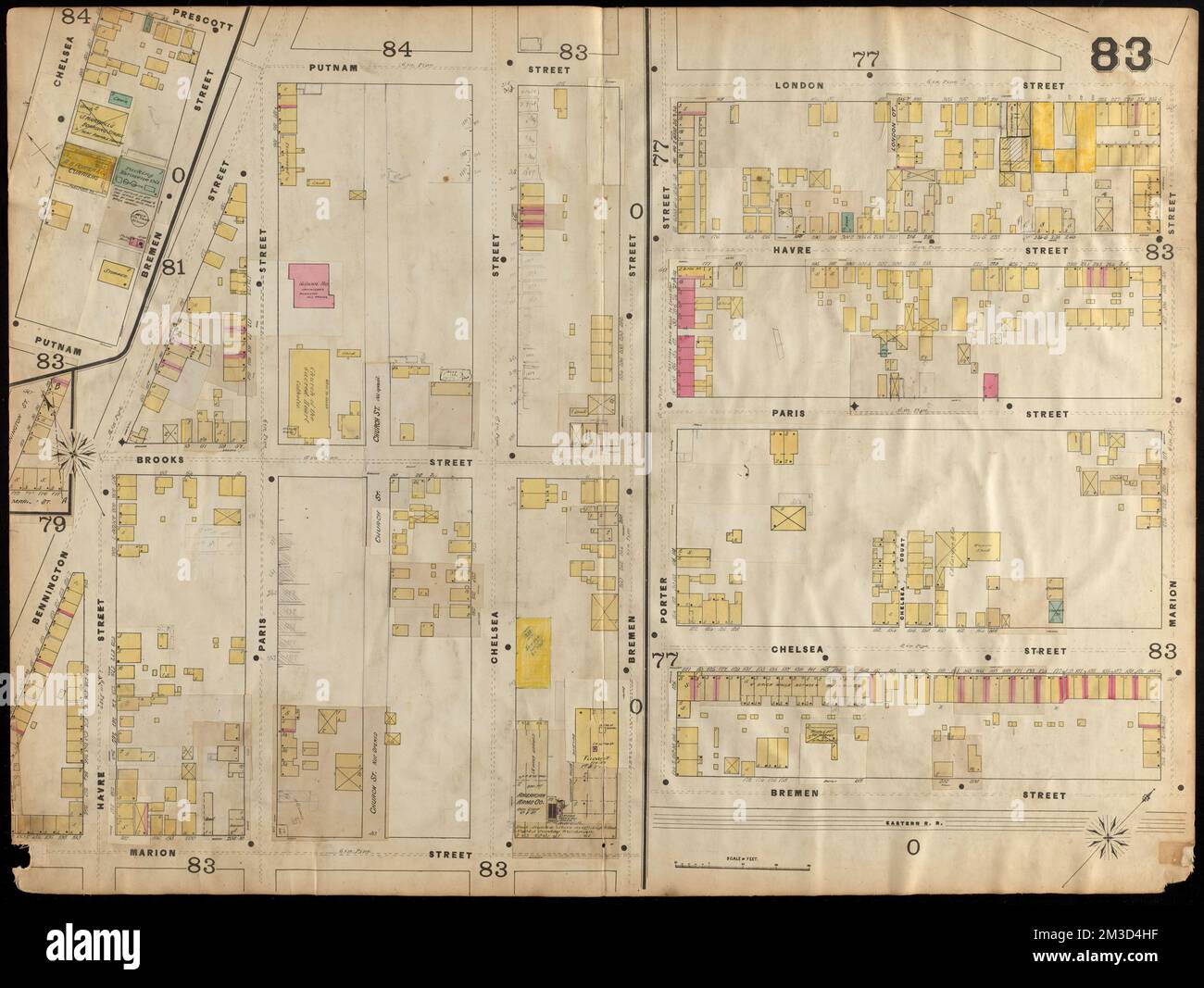 Insurance map of Boston vol. 3 (South & East Boston) : plate 83 , Fire ...