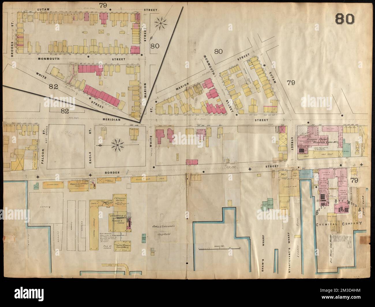 Insurance map of Boston vol. 3 (South & East Boston) : plate 80 , Fire ...