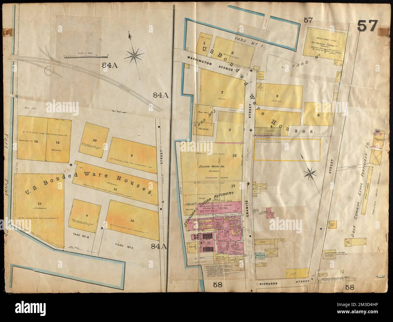 Insurance map of Boston vol. 3 (South & East Boston) : plate 57 , Fire ...