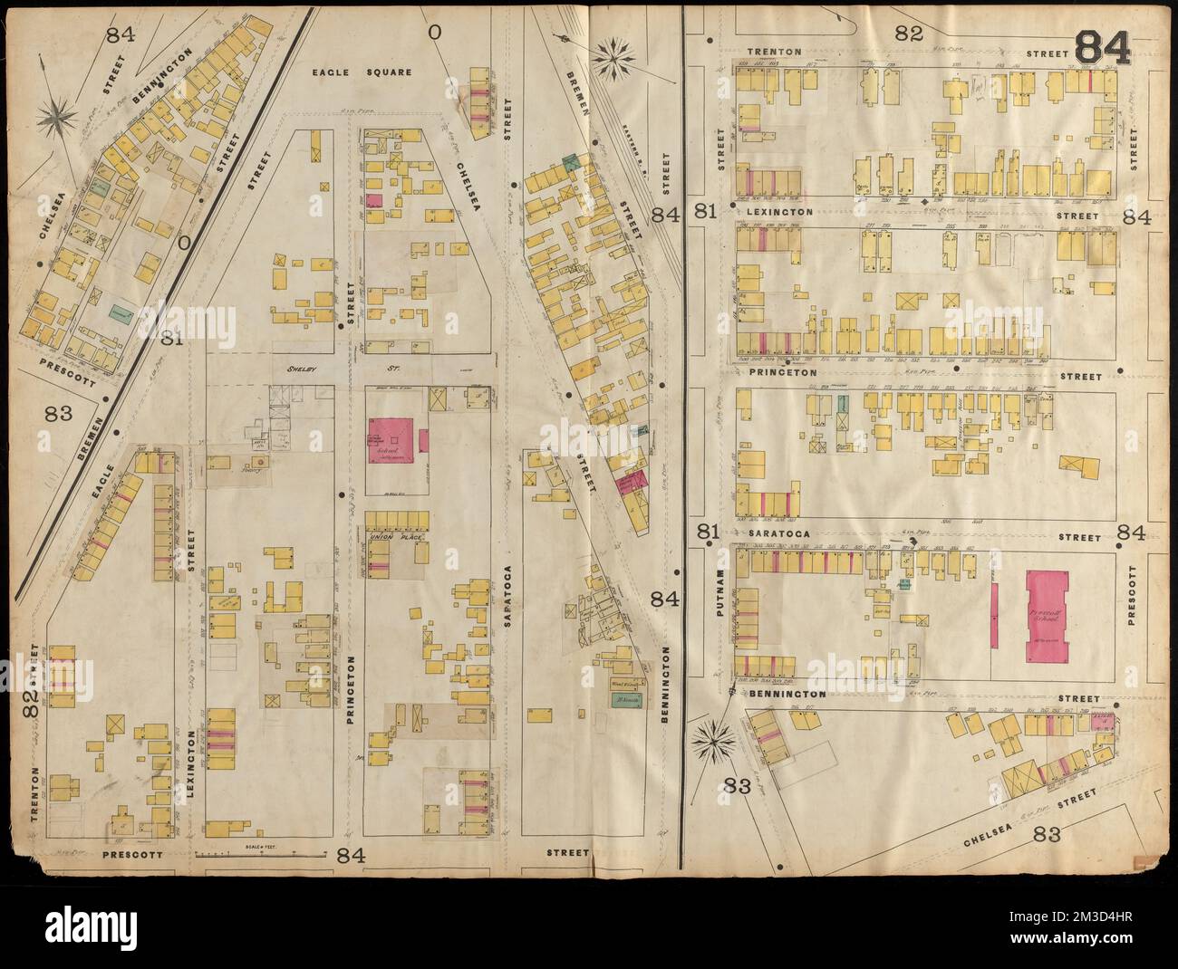 Insurance map of Boston vol. 3 (South & East Boston) : plate 84 , Fire ...