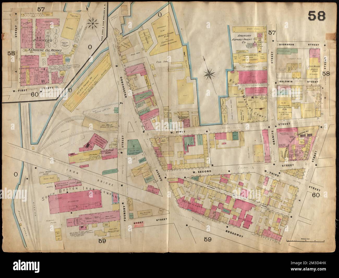 Insurance map of Boston vol. 3 (South & East Boston) : plate 58 , Fire ...