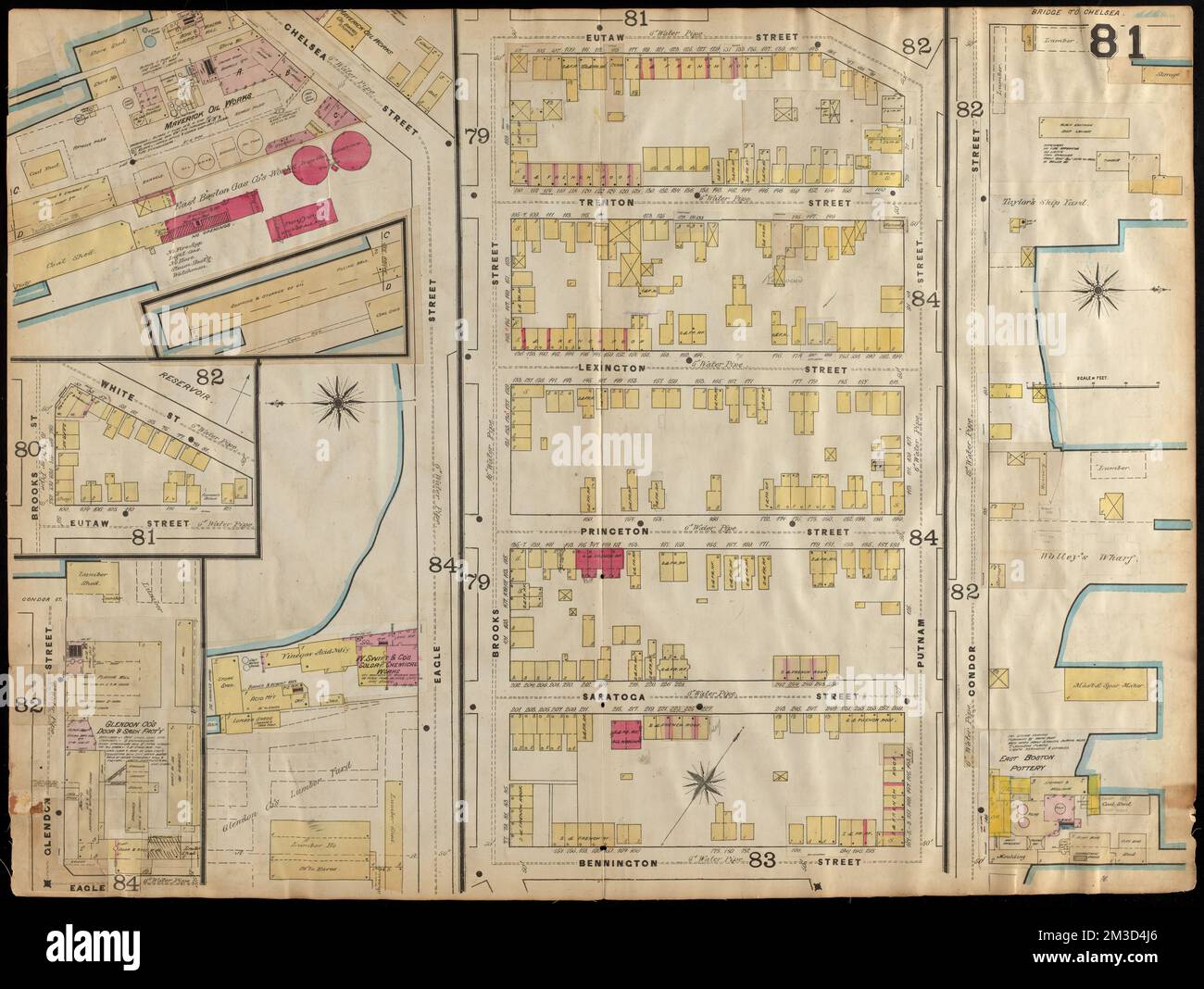 Insurance map of Boston vol. 3 (South & East Boston) : plate 81 , Fire ...