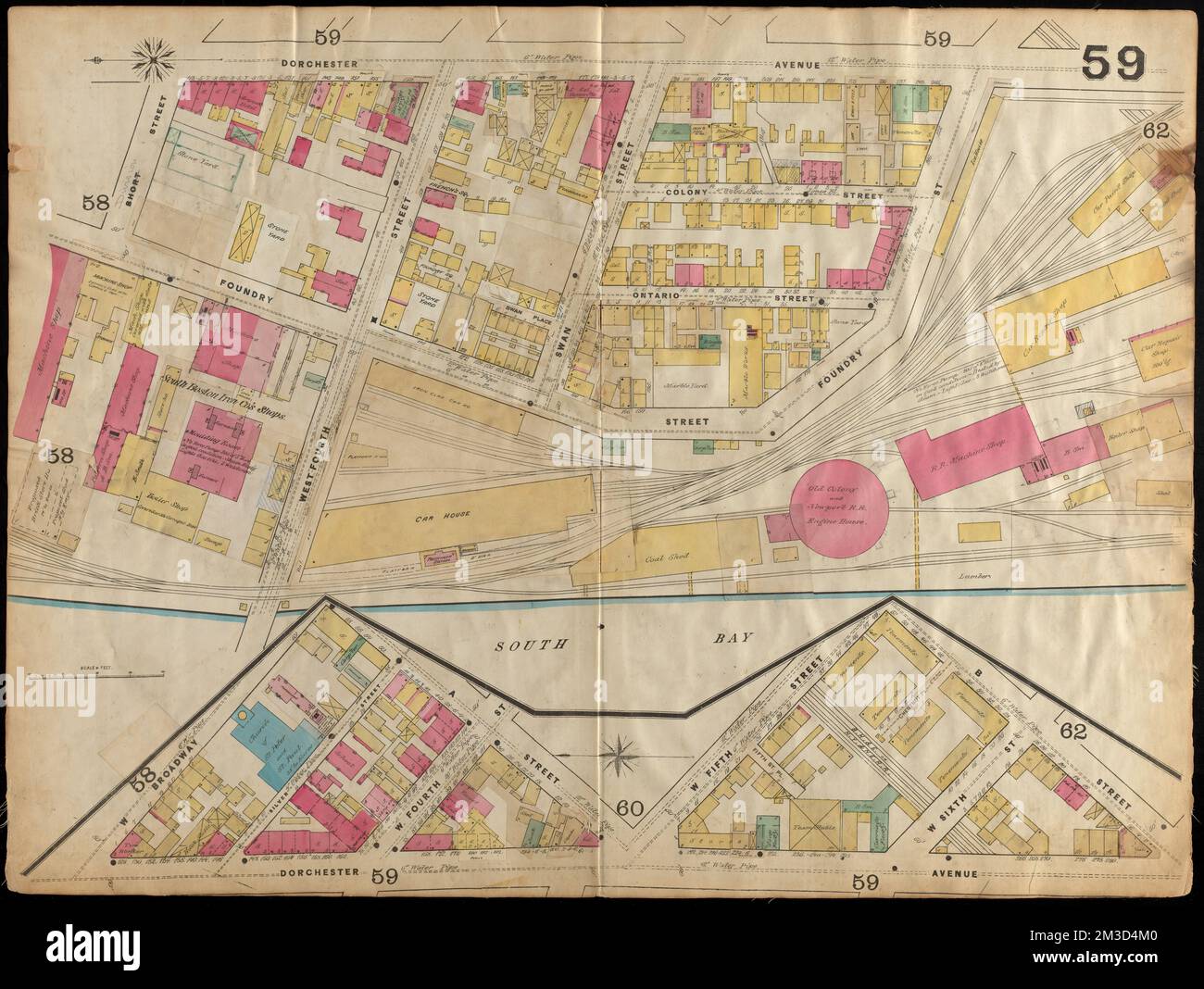 Insurance map of Boston vol. 3 (South & East Boston) : plate 59 , Fire ...