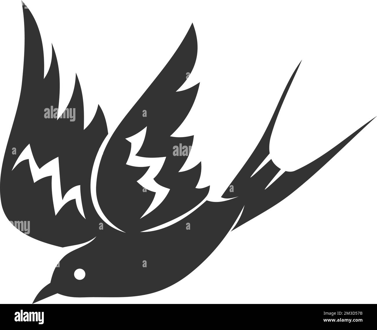 Barn swallow flight Stock Vector Images - Alamy