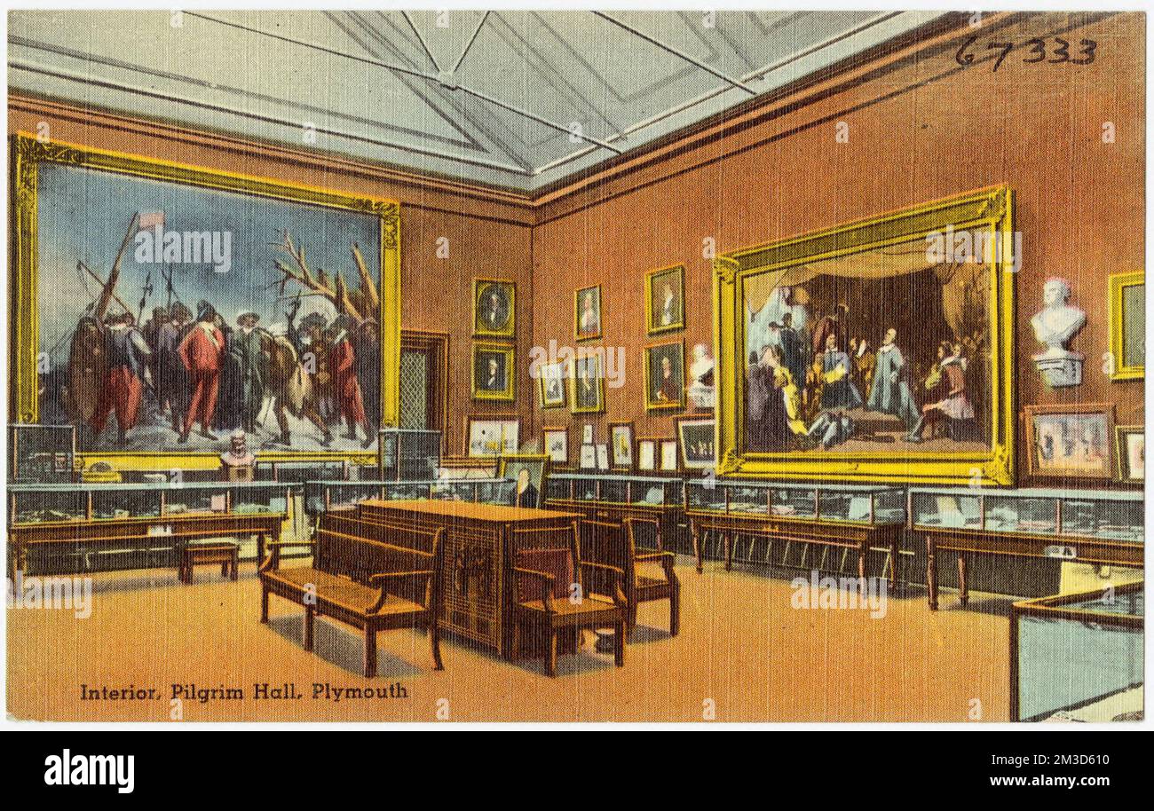 Interior, Pilgrim Hall, Plymouth , Galleries & museums, Interiors ...