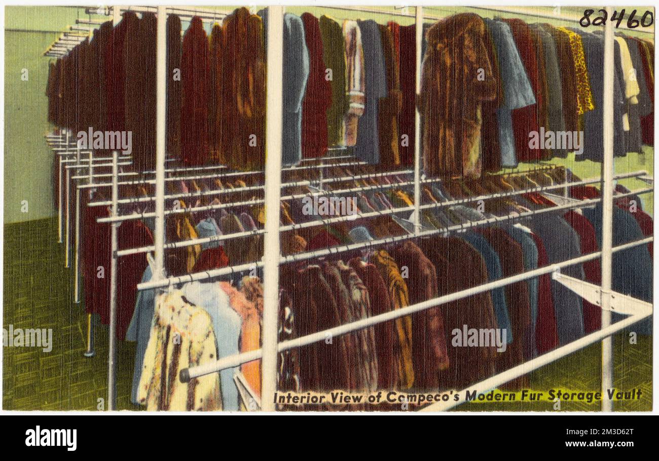 Interior view of Compeco's Modern Fur Storage Vault , Commercial ...