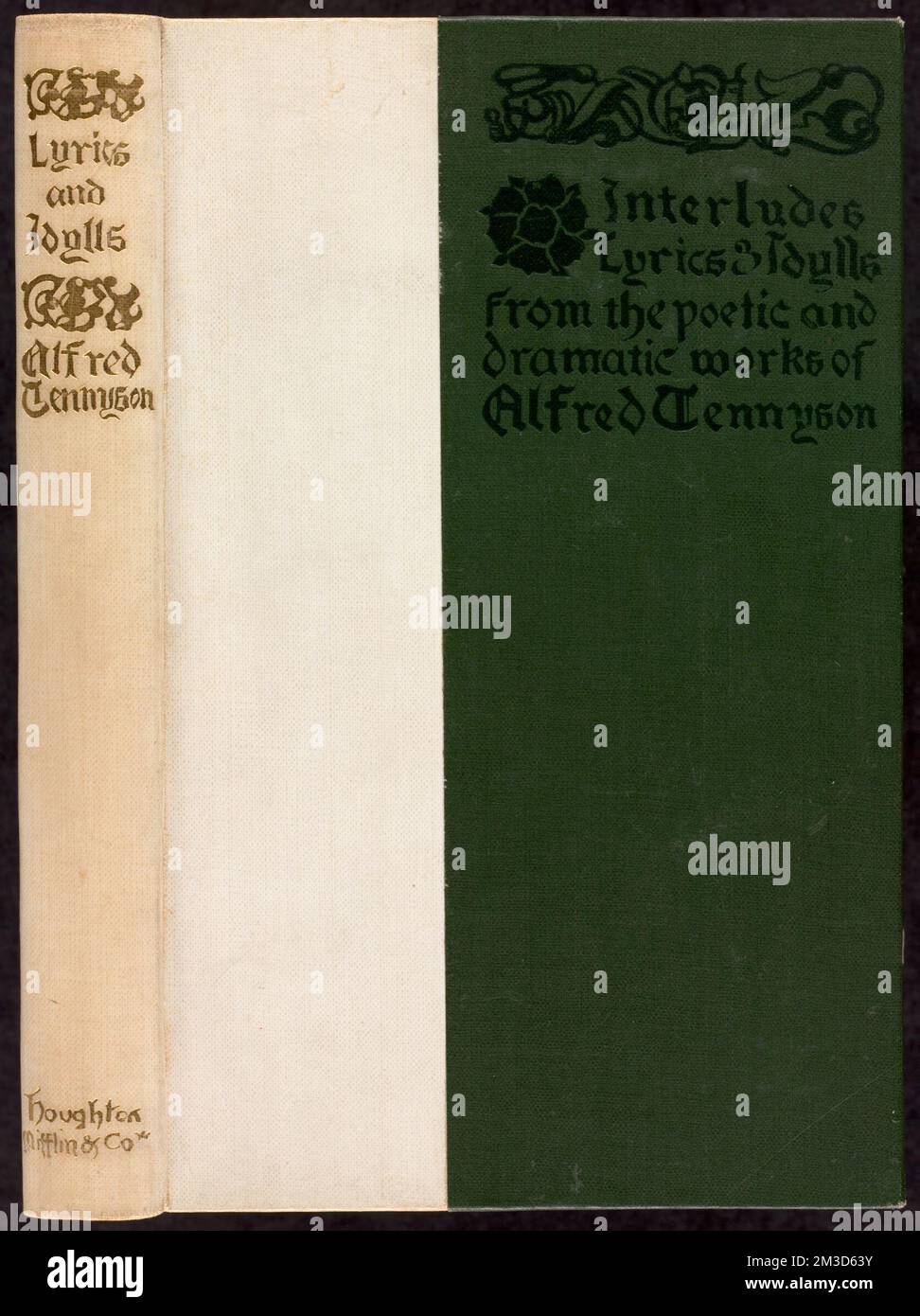 Interludes, lyrics, and idylls [Spine and front cover] Stock Photo - Alamy