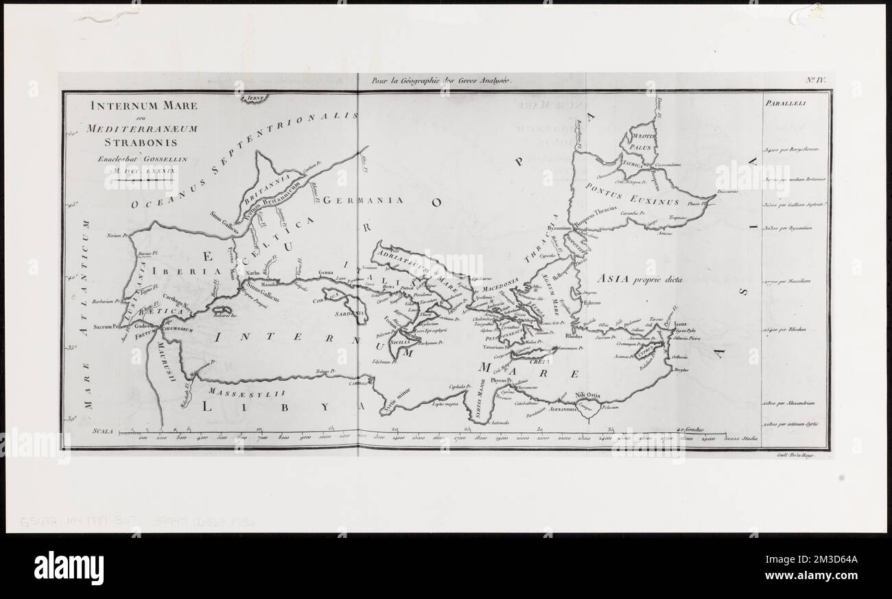 Internum mare seu Mediterranæum Strabonis , Mediterranean Sea, Maps ...