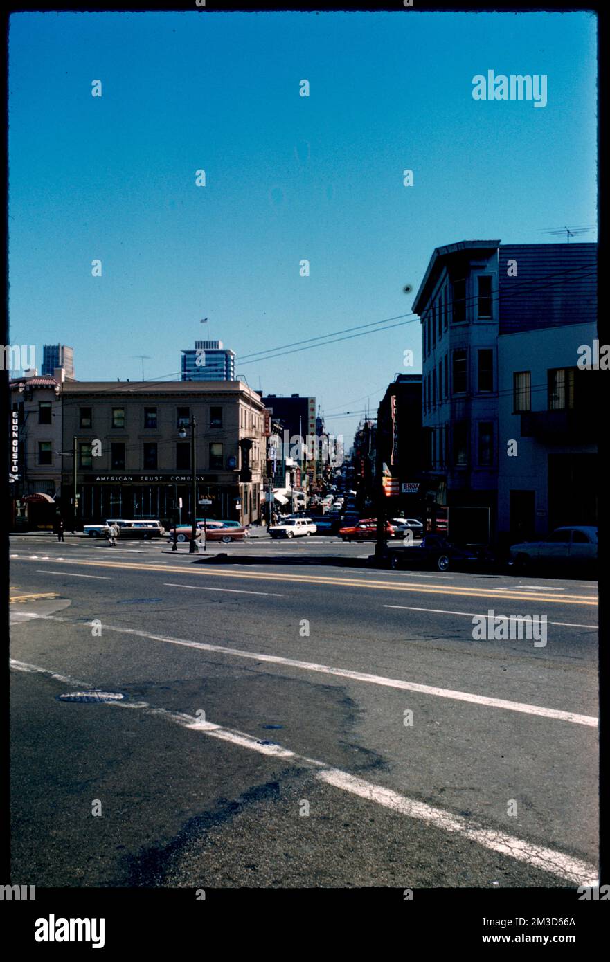 Intersection of Columbus Avenue, Broadway, and Grant Avenue, San ...