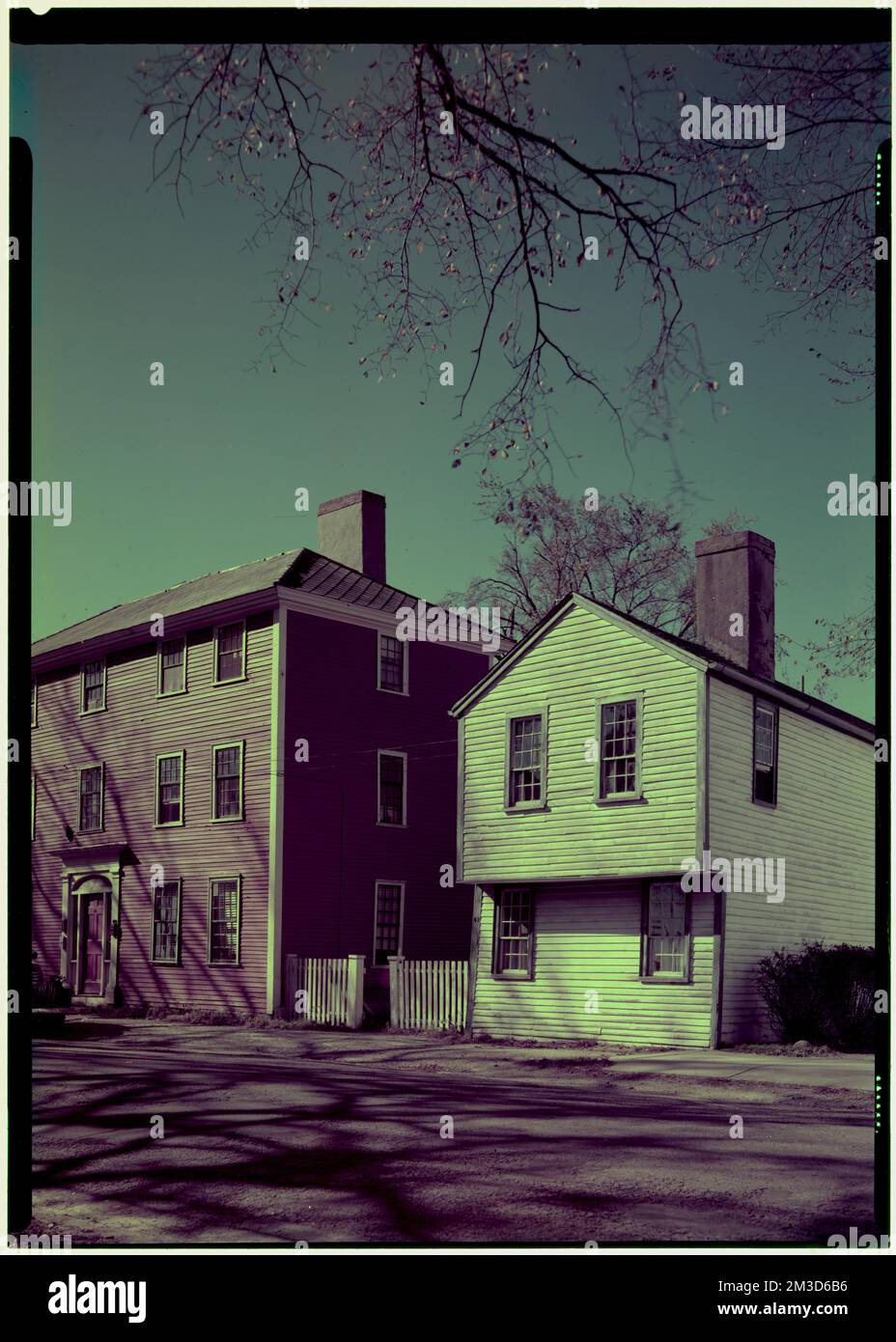 Ipswich, autumn , Architecture, Dwellings. Samuel Chamberlain ...