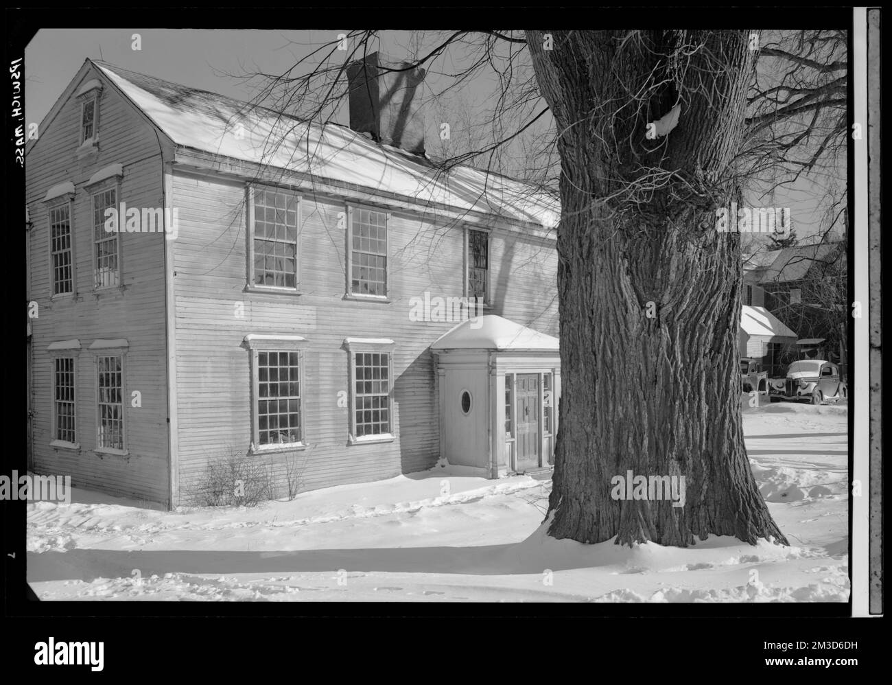 Ipswich, house in snow , Architecture, Dwellings, Snow. Samuel ...