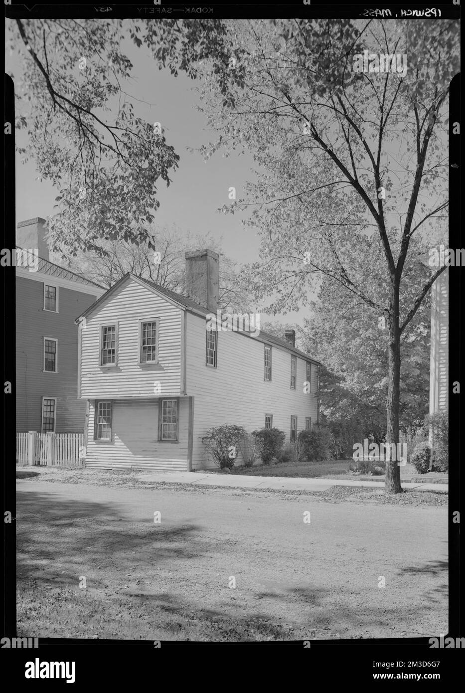 Ipswich, houses in autumn , Architecture, Churches. Samuel Chamberlain ...
