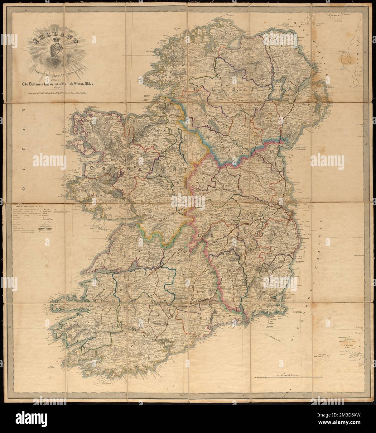 Ireland : from the best authorities, with the distances laid down in ...
